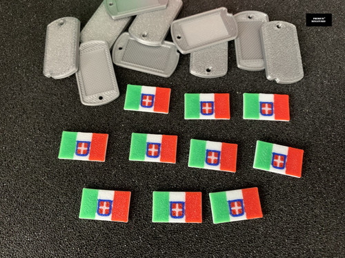 Italie Objective Flags | Premium Miniatures