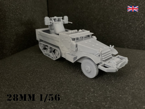 British M14 Halftrack Flak double .50 caliber M2 Browning | Premium ...