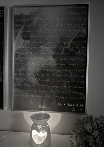 Your love song, in print! | The Crafty Lab