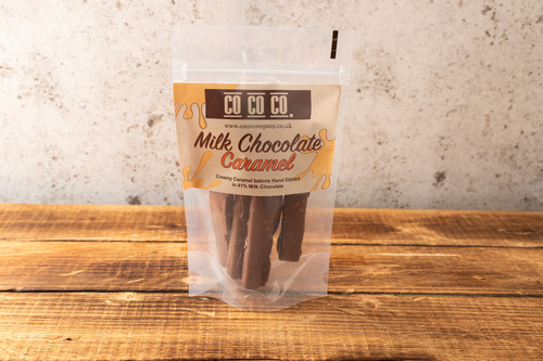 Milk Chocolate Caramel Sticks | cococo