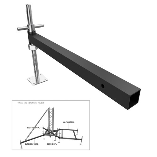 Ground Support F34 PL BS0-75 Steel Outrigger 0.75m | Showmen Events