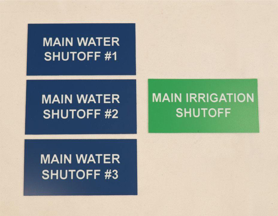 Signage & Industrial Tags | The Trophy Den