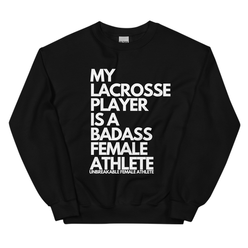 Lacrosse Player Crewneck | Unbreakable