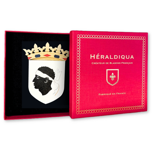 Découvrez le Blason de la Corse | Héraldiqua Blasons