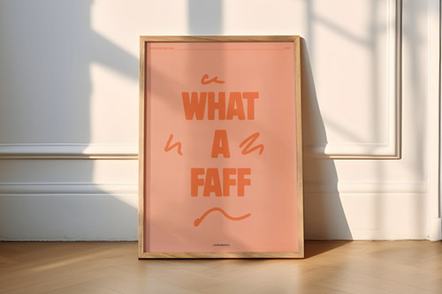 What a Faff Proper British Print | createdbyharry