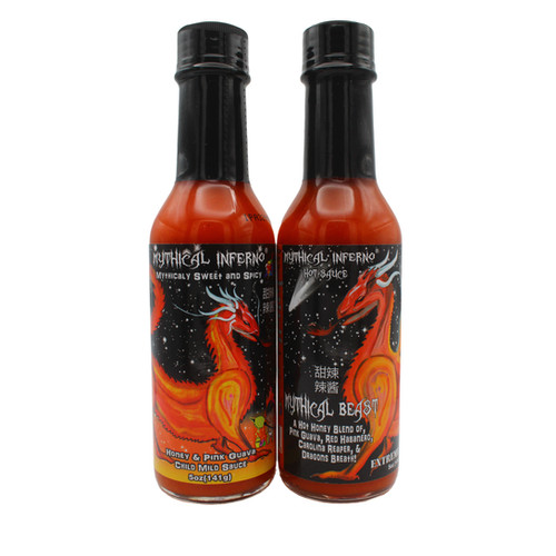 Sweet & Spicy Mild & Extreme Duo | The Mythical Sauce Co