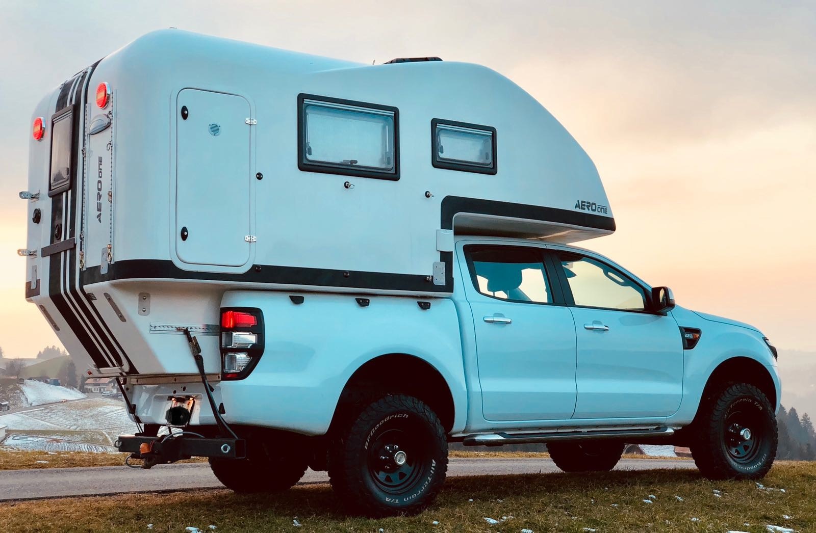 Aero one pickup camper, wohnkabine, demountable camper