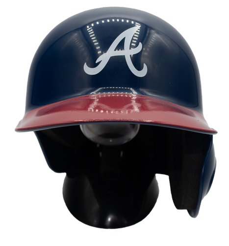 Atlanta Braves MLB Team Logo Mini Batting Helmet | Showball