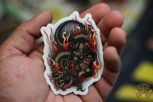 Fire Dragon Design - LB Custom | Los Bomberos Custom