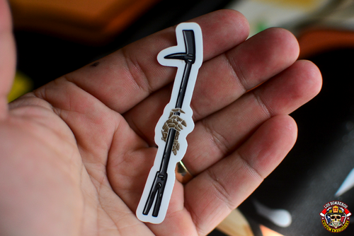 Halligan Tool Sticker | Los Bomberos Custom