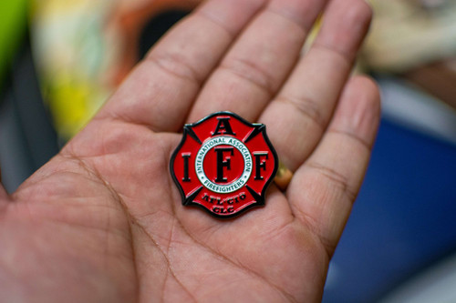 IAFF (Red) Pin | Los Bomberos Custom