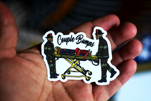 Couple Bumps Sticker | Los Bomberos Custom