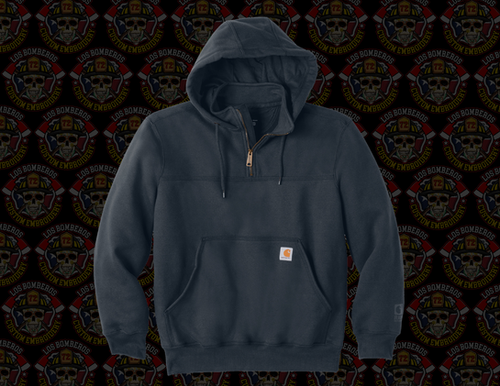 Carhartt Rain Defender Paxton Heavyweight Hooded Zip Mock Sweatshirt ...