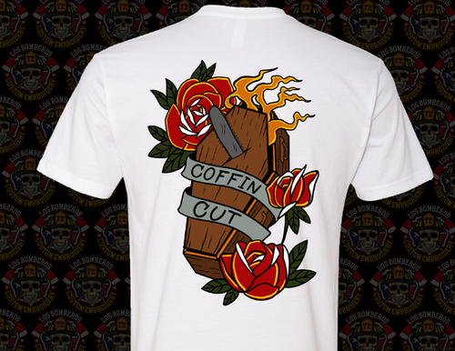 Coffin Cut T Shirt | Los Bomberos Custom
