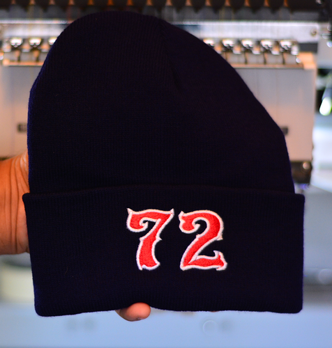 Station Number - Two Color - Beanie | Los Bomberos Custom