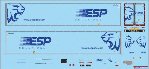 ESP Solutions Renault T Facelift Kühlkoffersattelzug | Truckdecals