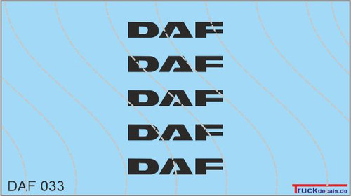 DAF XG & XG+ Grill Logo | Truckdecals