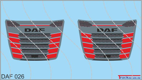 DAF XG & DAF XG+ Grill | Truckdecals
