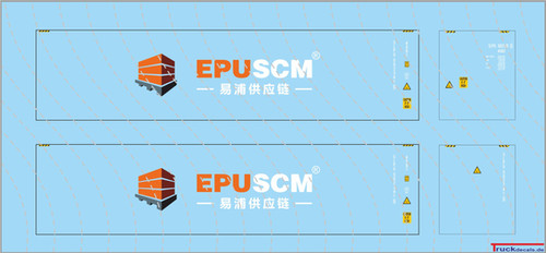 EPU 40ft Standard Container | Truckdecals