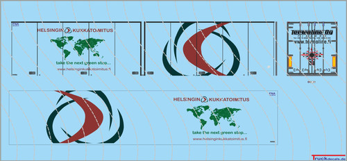 Termoline Oy refrigerated box semi-trailer | Truckdecals