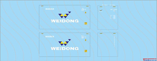 WEIDONG 20ft standard container | Truckdecals