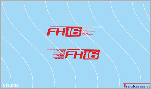 Volvo FH16 decal small | Truckdecals