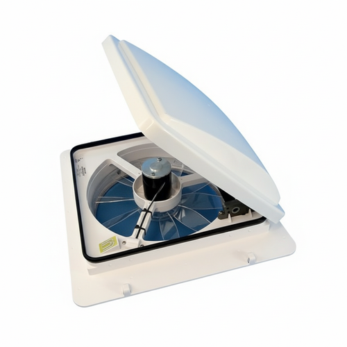 Maxxfan Plus 356mm x 356mm with Thermostat and Manual Lift. 10 Speed ...