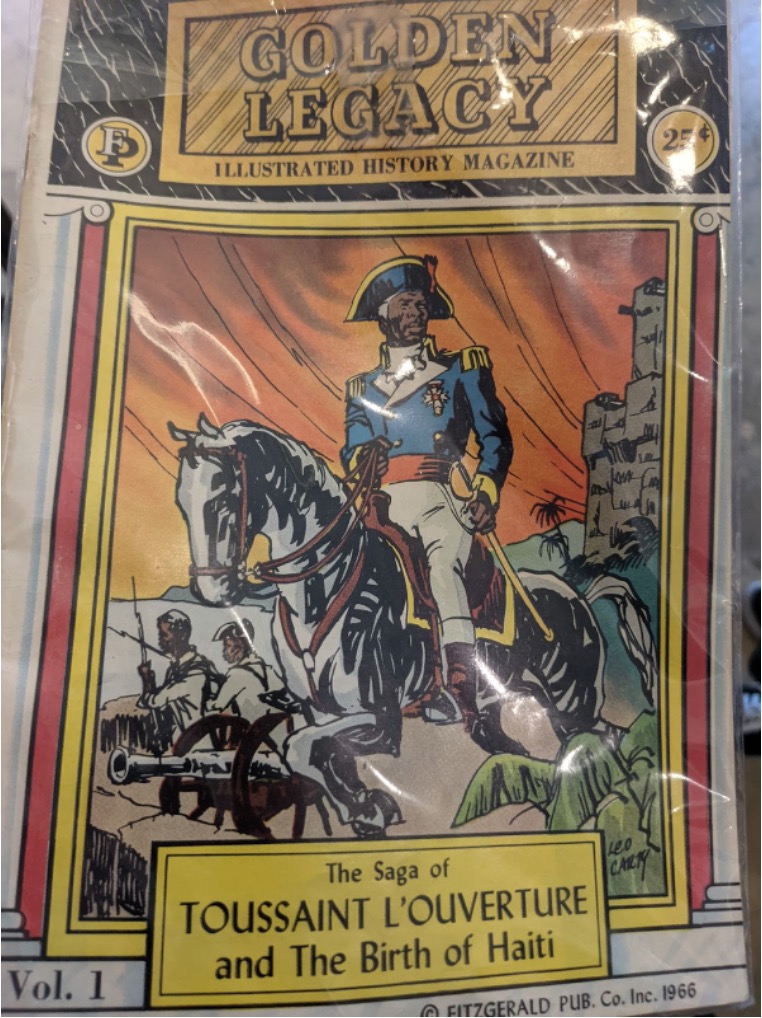 Obsidian and the rare Haitian Comic Book