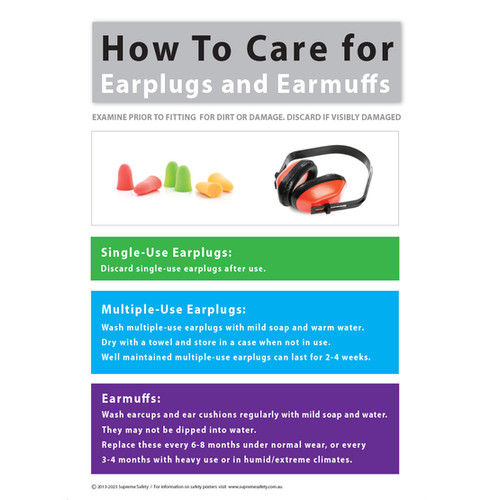 HOW TO CARE FOR EARPLUGS AND EARMUFFS | Supreme Safety