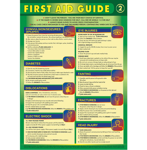 FIRST AID POSTER PART 2 | Supreme Safety