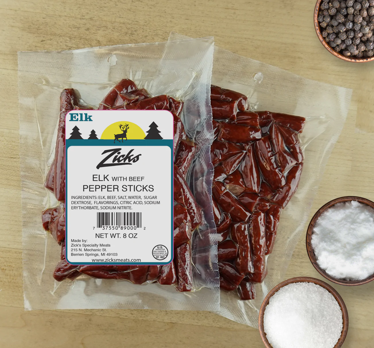 Exotic Meat Sticks – Choose Your Animal – 8 oz pkg | All Things Jerky