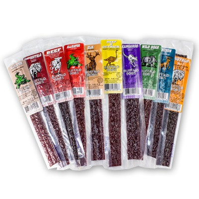 Exotic Meat .75 oz Jerky – Choose Your Animal | All Things Jerky