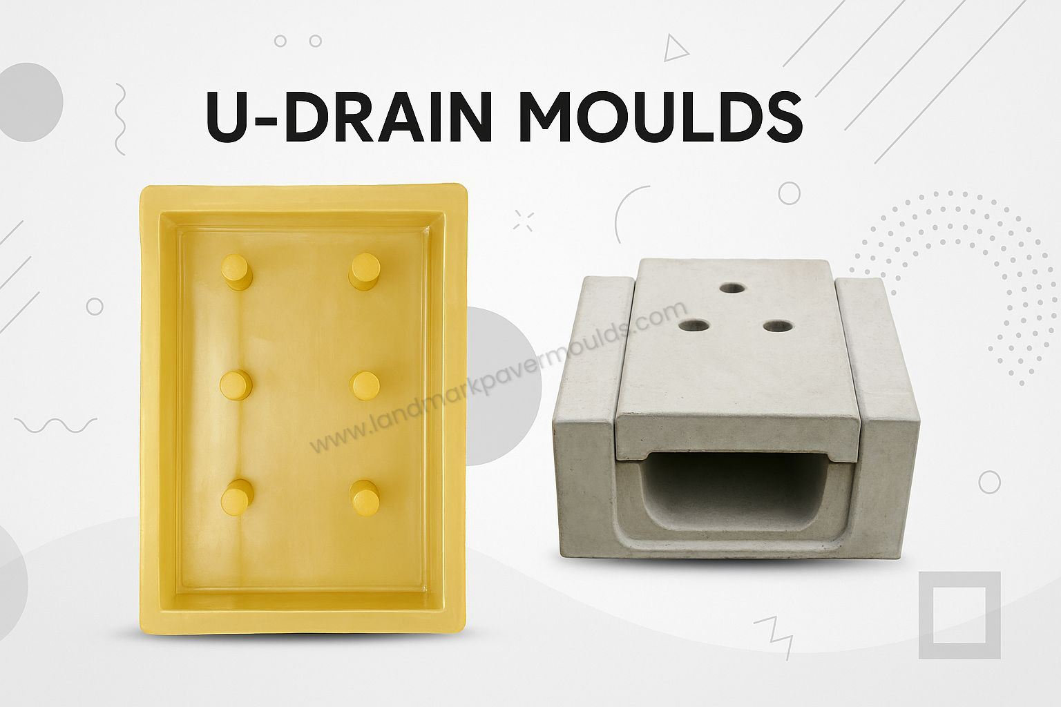 U-Drain Moulds | U-Drain Moulds | Concrete Channel Moulds India