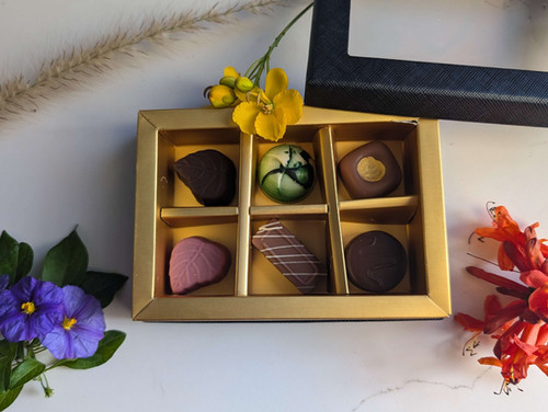 6 Piece Praline box | Cacao HaGalil