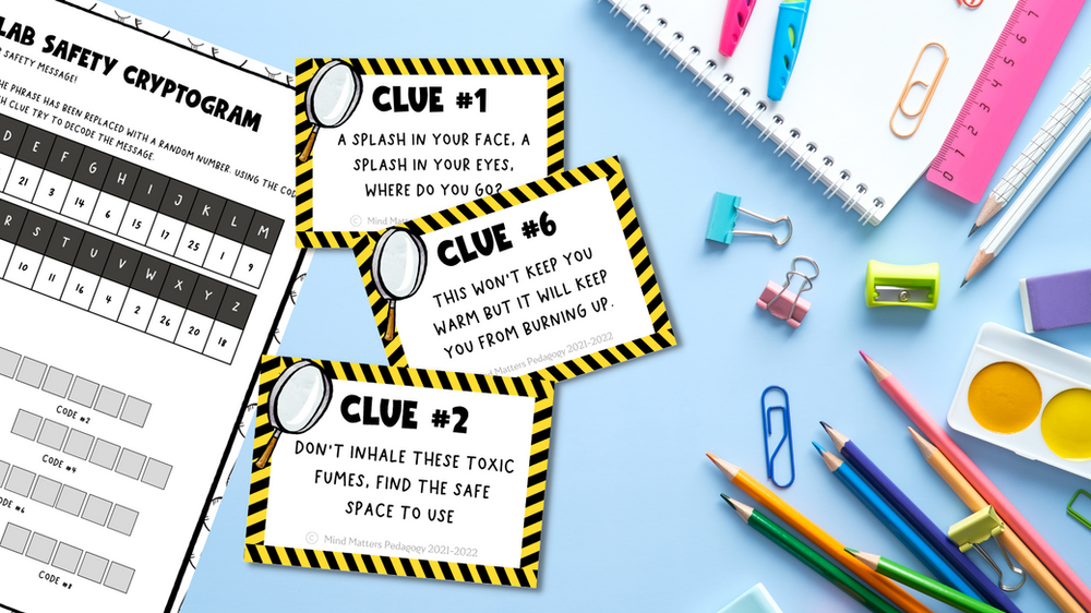 Teaching Lab Safety | 3 Non-Boring Activities for Teaching Lab Safety ...