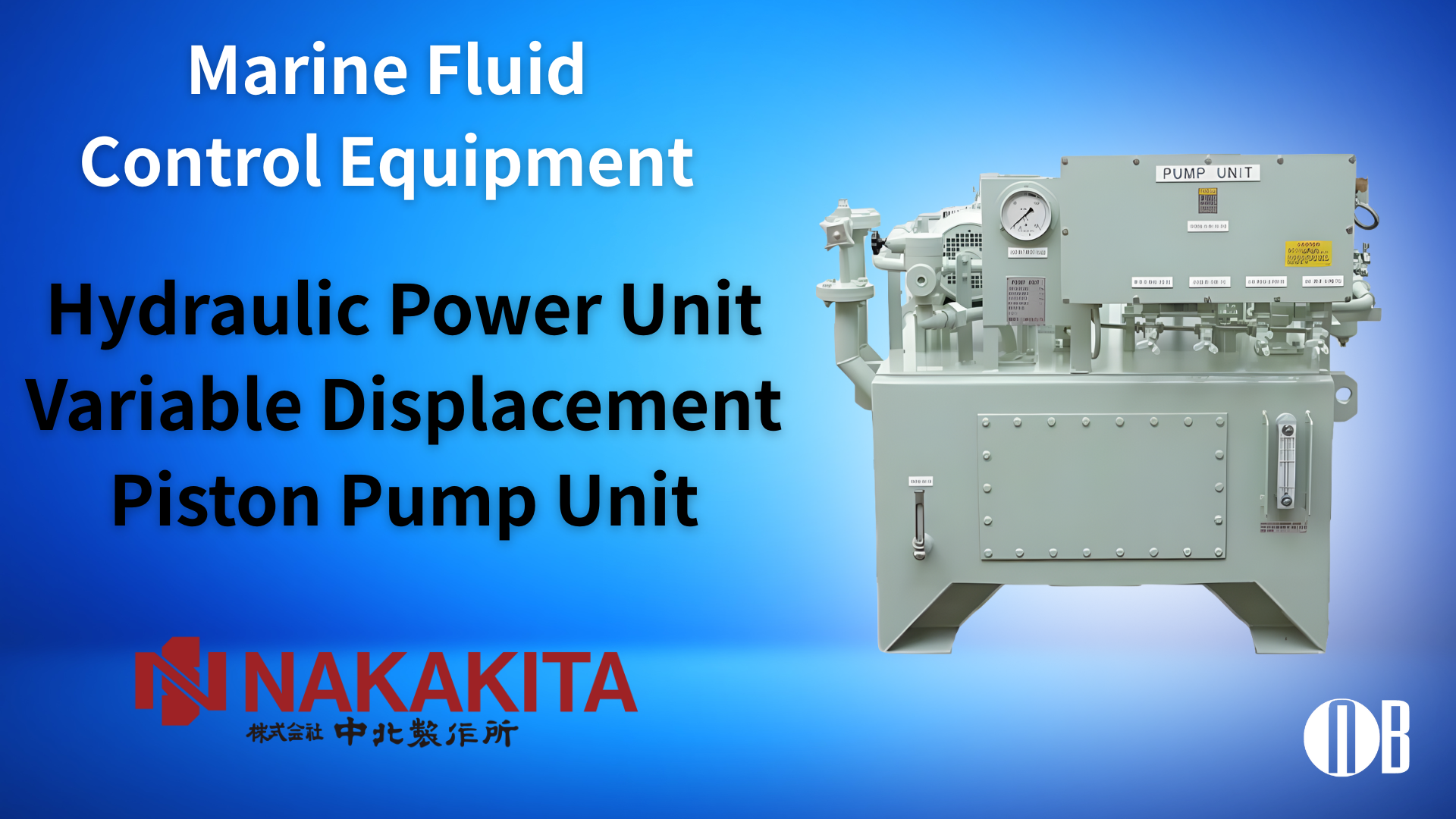 Hydraulic Power Unit with Variable Displacement Piston Pump Unit ...