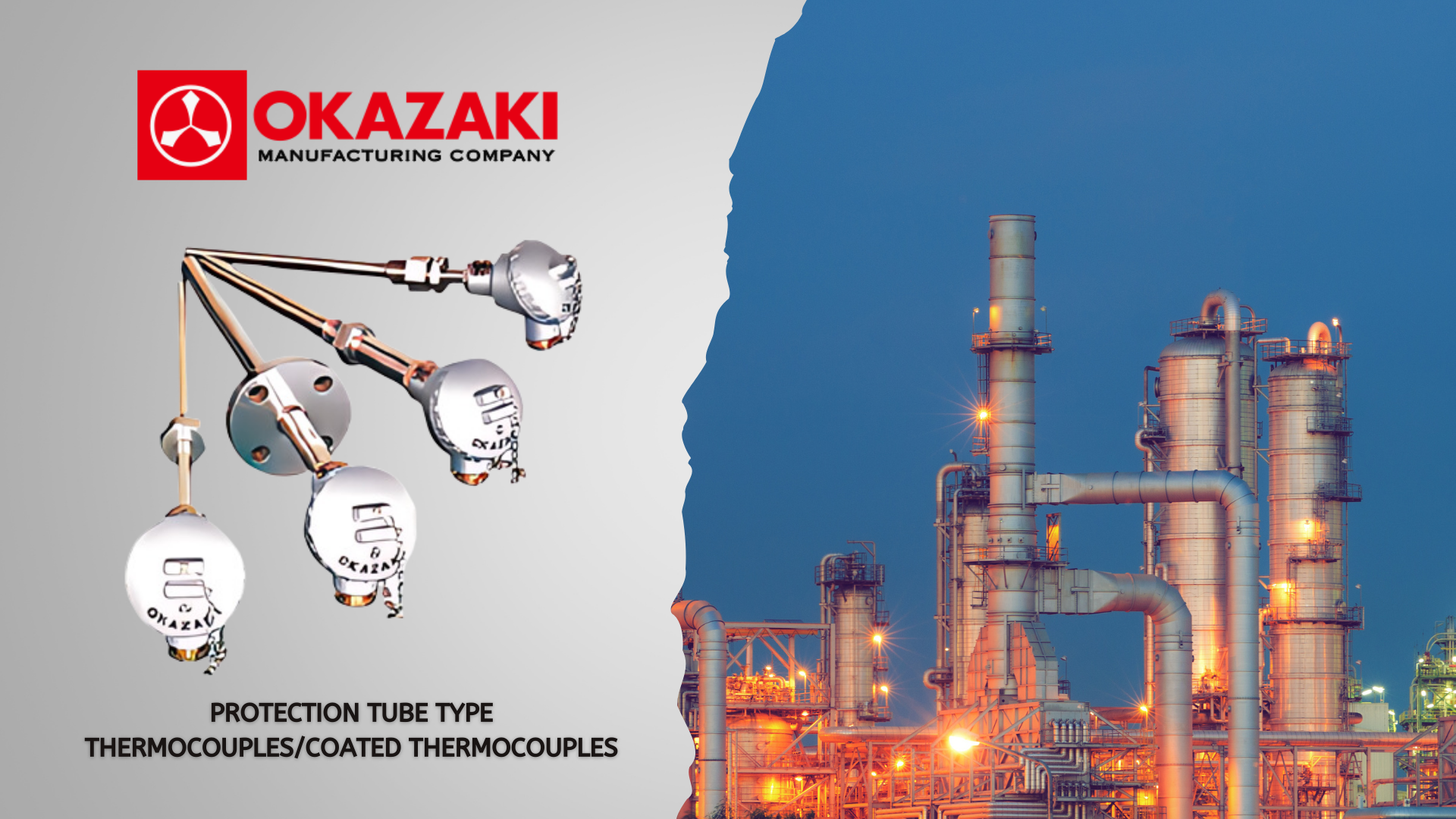 Okazaki Manufacturing | Thermocouples | Temperature Sensors & Heaters ...