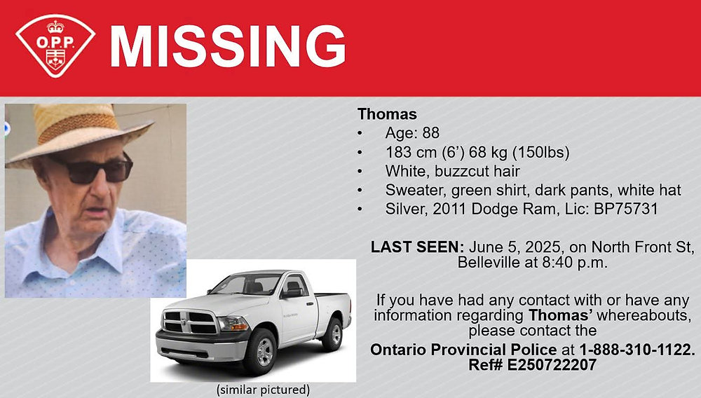 LOCATED: 88-Year-Old Thomas Dodd Still Missing After Truck Found in the Mud