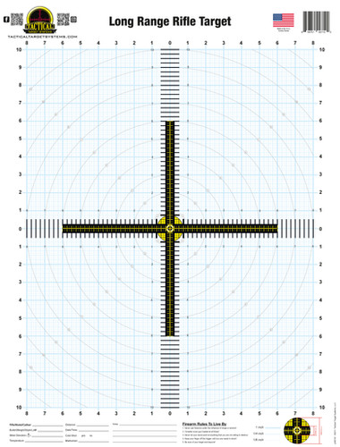 The Best Long Range Rifle Targets - Qty of 25 | Free shipping at $50
