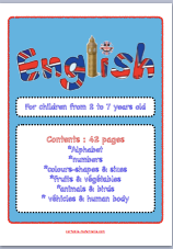 MY ENGLISH NOTEBOOK | Cartable Maternelle