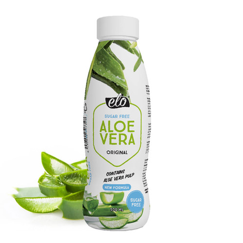 ELO Aloe Vera Original Sokeriton 500 ml x12 | ELO Drinks