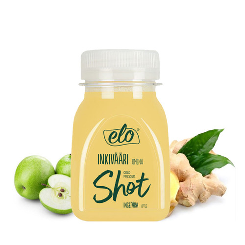 ELO Cold Pressed Inkivääri Shot 125ml x 6 | ELO Drinks