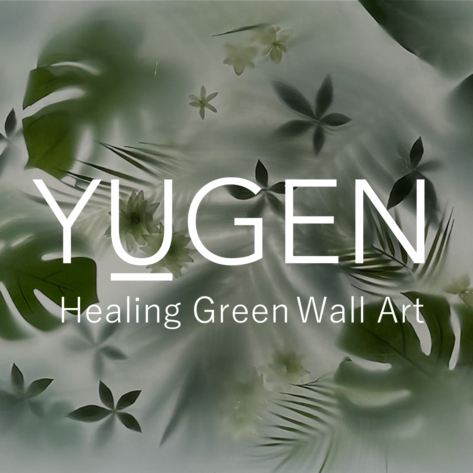 Healing Green Wall Art | YUGEN