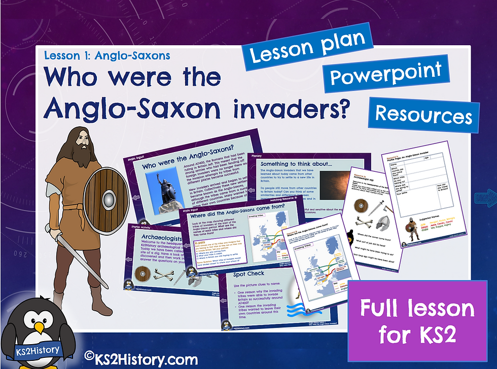 KS2History Anglo-Saxons Planning