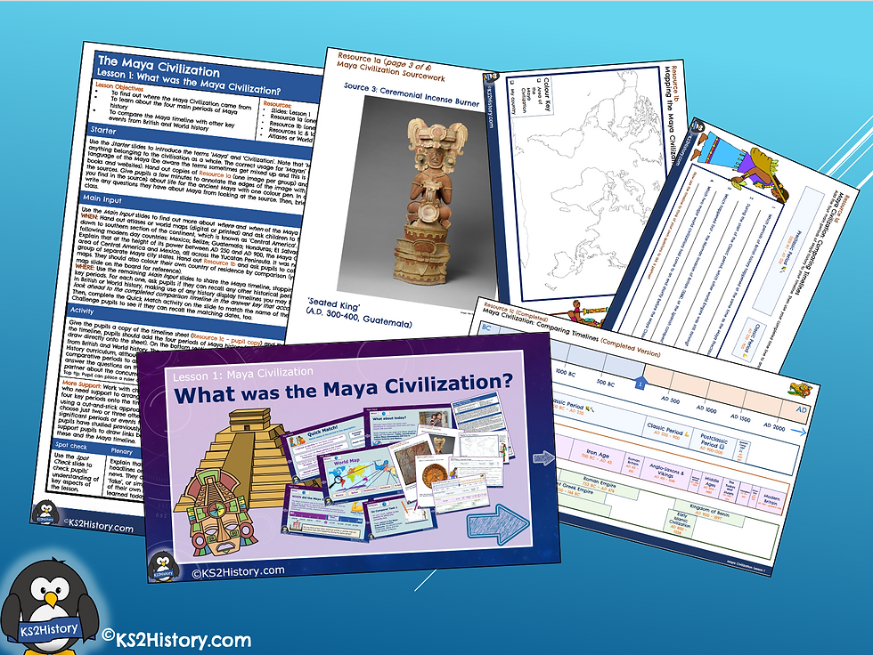 KS2History Maya Civilization Planning