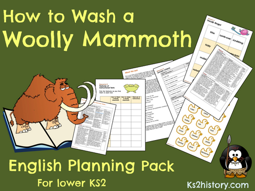 'How to Wash a Woolly Mammoth' Planning Pack (Download) | ks2history