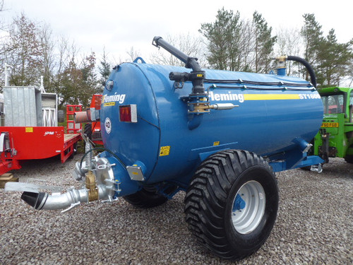 NEW Fleming 1600 Gallon Vaci Tank. Hyd Drive.c.w Rain Gun | Arfon Roberts