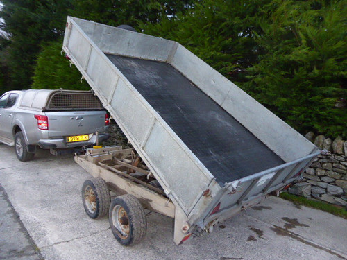 Graham Edwards 10 x 6'6" Electric Tipper Trailer, c.w Sides. | Arfon ...