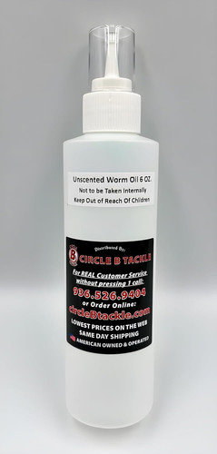 6 oz Unscented Worm Oil for Soft Plastic Fishing Lures Fishing Lure ...
