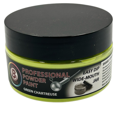 CircleBTackle Green Chartreuse High Gloss Powder Coating Wide Mouth ...